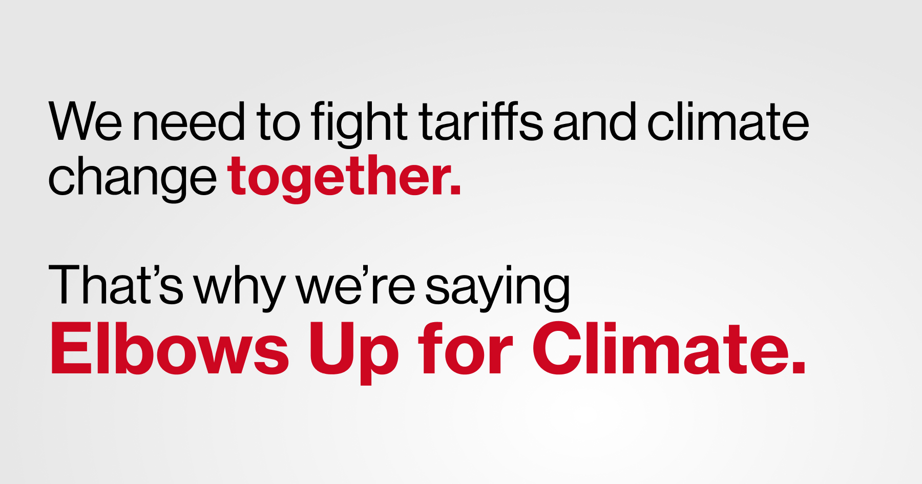 Elbows Up For Climate - English - Elbows Up For Climate / Retroussons ...